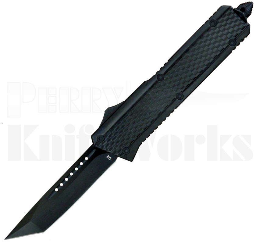 Delta Force Elite Model-B Tanto Automatic Knife Black l 3.7" Blade