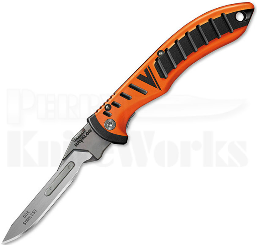 Havalon Forge Orange Quick Change Hunting Knife (Satin) XTC-60ARHO
