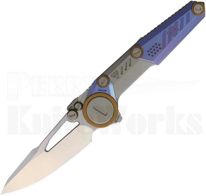 NOC Knives S09 Titanium Frame Lock Knife Purple - For Sale l Free Ship