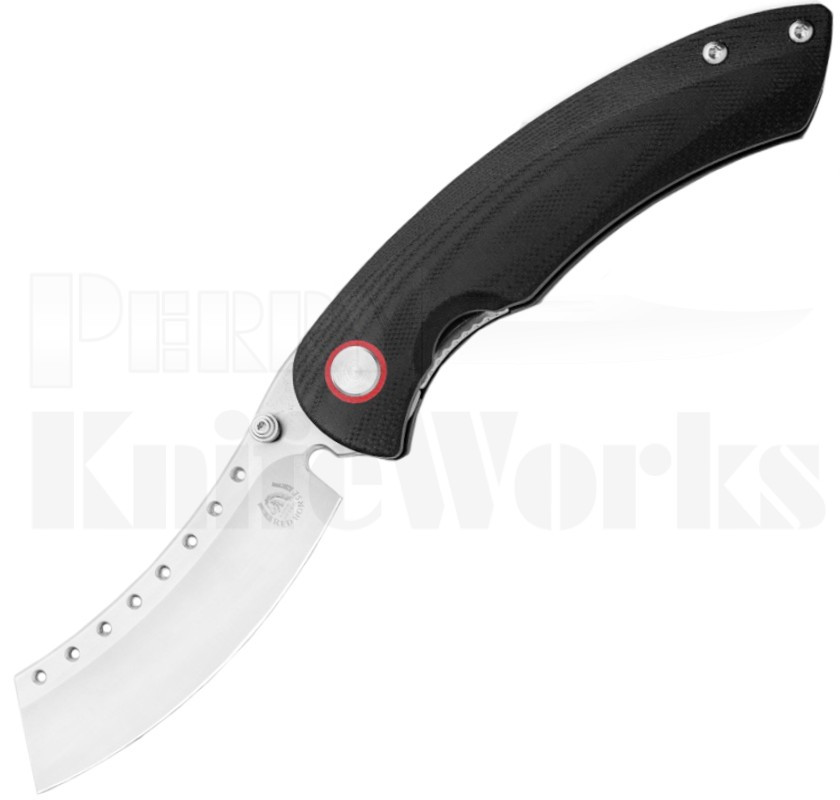 Red Horse Knife Works Hell Razor P Knife Black l 3.6" Satin