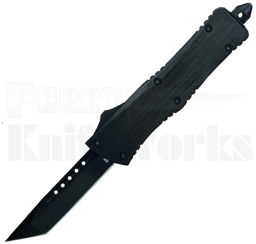 Delta Force Elite Model-A Tanto Automatic Knife Black l 3.2" Blade
