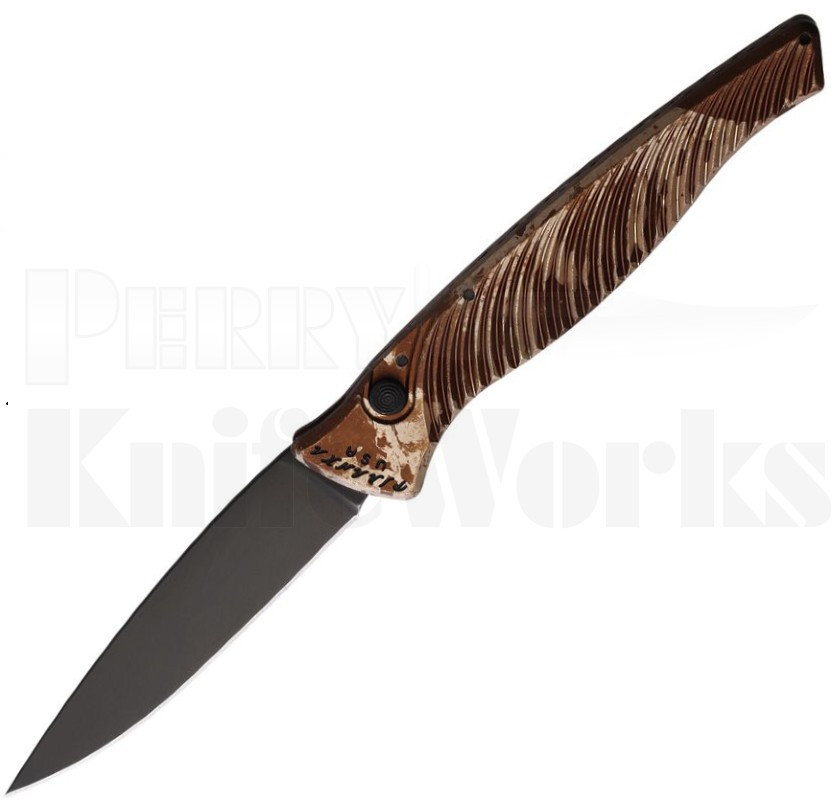 Piranha DNA Automatic Knife Desert Camo l Tactical Black