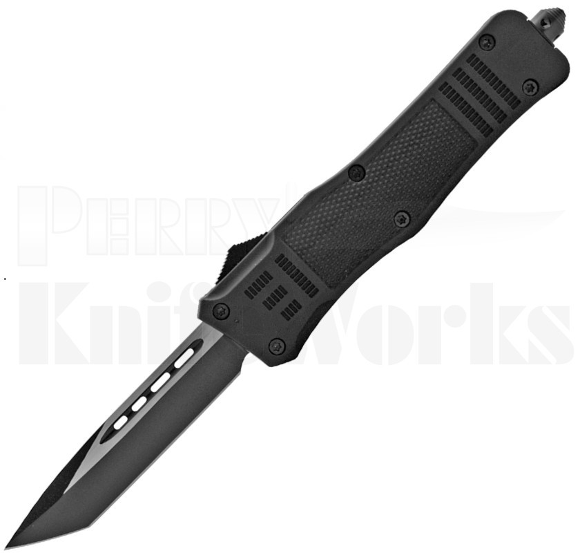 Delta Force Black D/A OTF Knife l Two-Tone Tanto