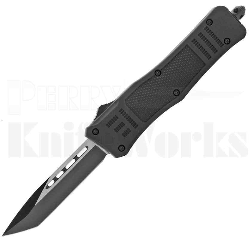Delta Force Black D/A OTF Knife l 3.2" Two-Tone Tanto