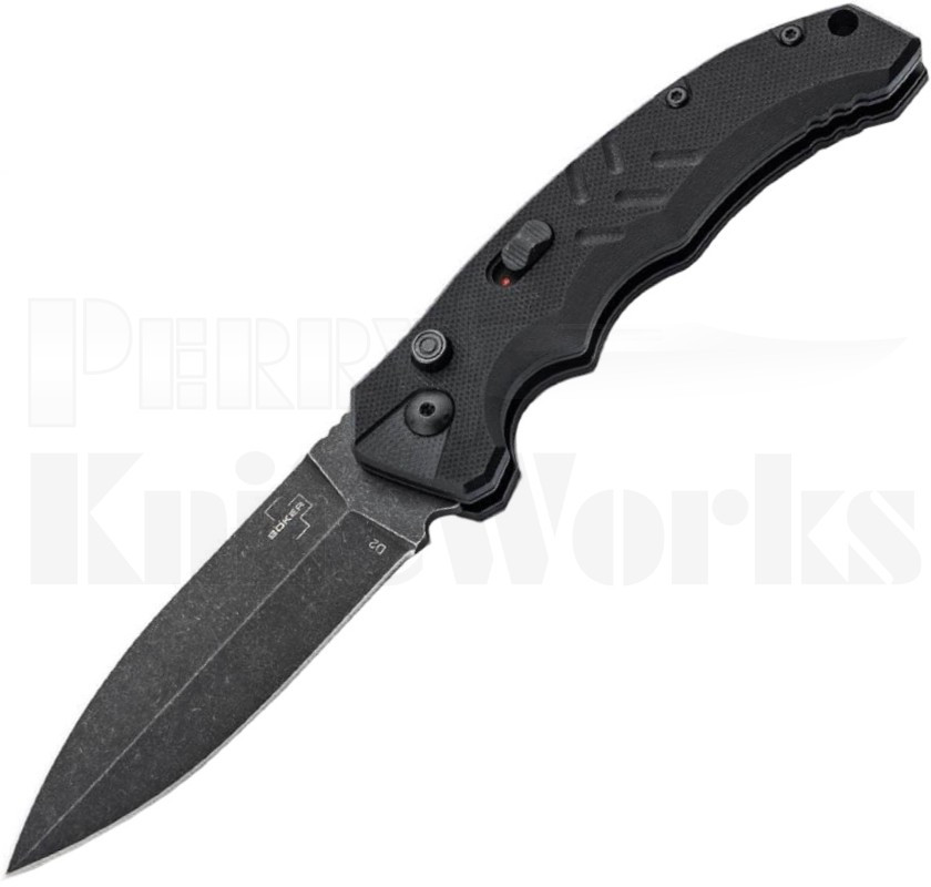 Boker Plus Intention II Dagger Automatic Knife Black