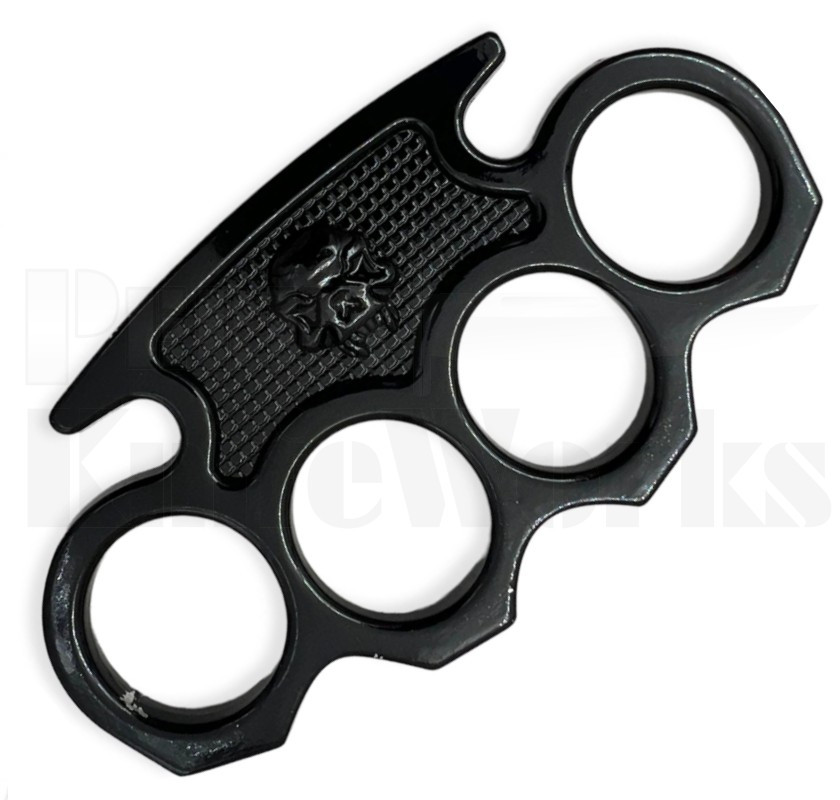 Skull Emblem Tactical Black Knuckle Weight