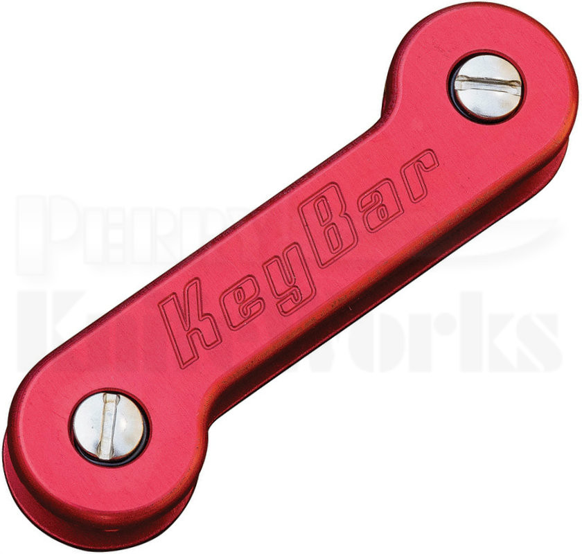 KeyBar Red Aluminum Key Holder-Organizer @ Perry Knife Works