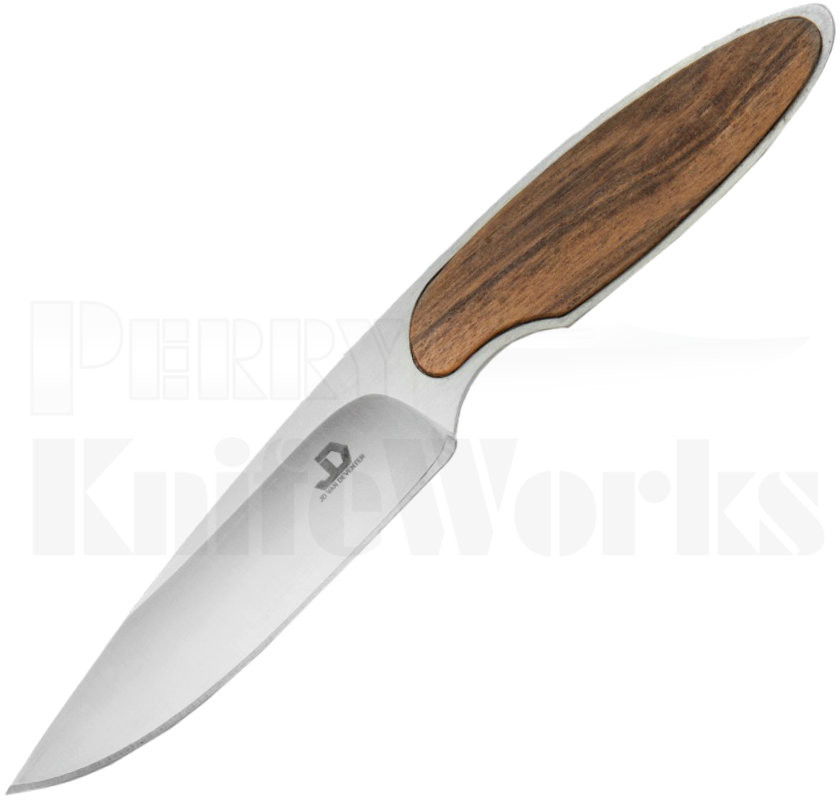JD Van Deventer V1 Fixed Blade Neck Knife Tamboti Wood l Perry Knife