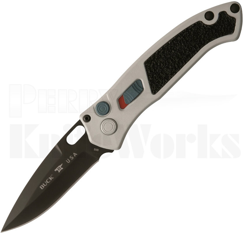 Buck Impact Automatic Knife Crushed Silver 0898GYS1 l Free Shipping!