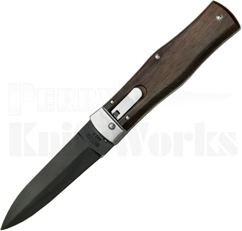 Mikov 241 Predator Leverlock Automatic Knife Cocobolo l Black Dagger