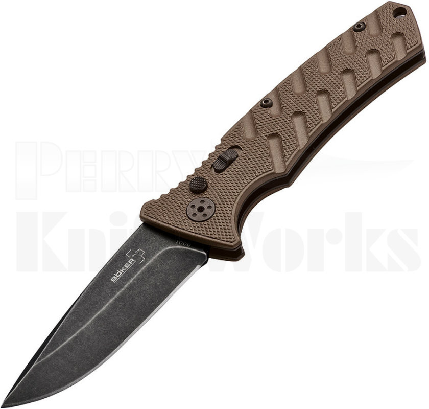 Boker Plus Strike Automatic Knife 01BO424N Coyote Brown l For Sale..