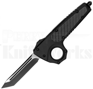 Delta Force Phantom Grip Automatic D/A OTF Knife C/F Tanto