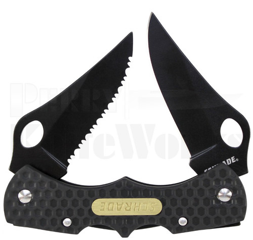 Schrade Double Lockback Knife SCH005DLB l Perry Knifeworks