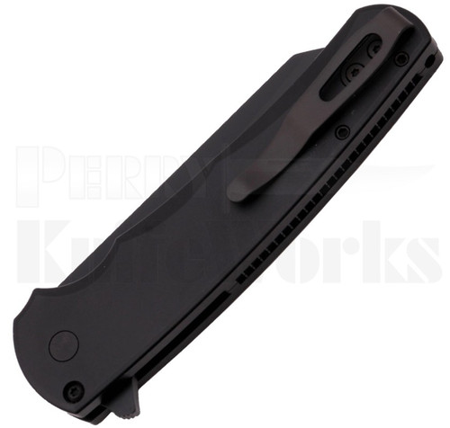 ProTech Malibu Reverse Tanto Button Lock Knife Black 5203