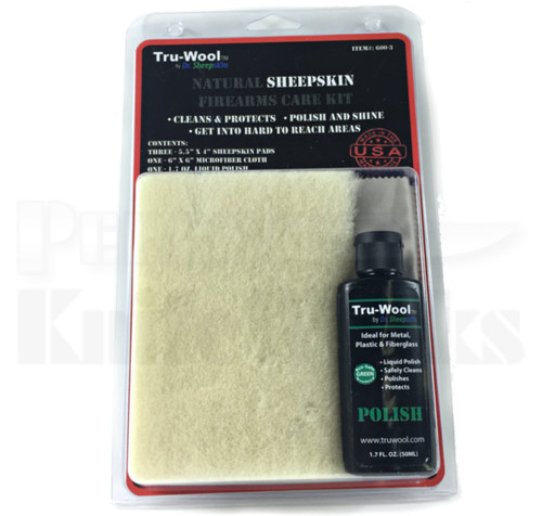Tru-Wool Sheepskin Knife & Gun Cleaning Kit l Perry Knifeworks