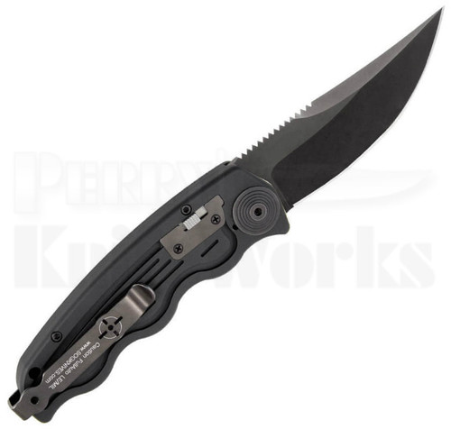 SOG TAC Mini Clip Point Automatic Knife Black ST-11 l For Sale