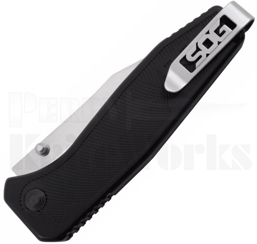SOG Flare Assisted Opening Knife Black FLA1001-CP l Perry Knife..
