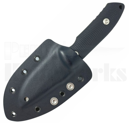 Pro Tech Sbr Fixed Blade Knife Black G 10 L Leather Sheath