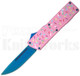 Lightning Elite Pink Sprinkles OTF Automatic Knife l Blue Drop Point