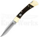 Buck 110 Automatic Lockback Knife Ebony Wood l Perry Knifeworks