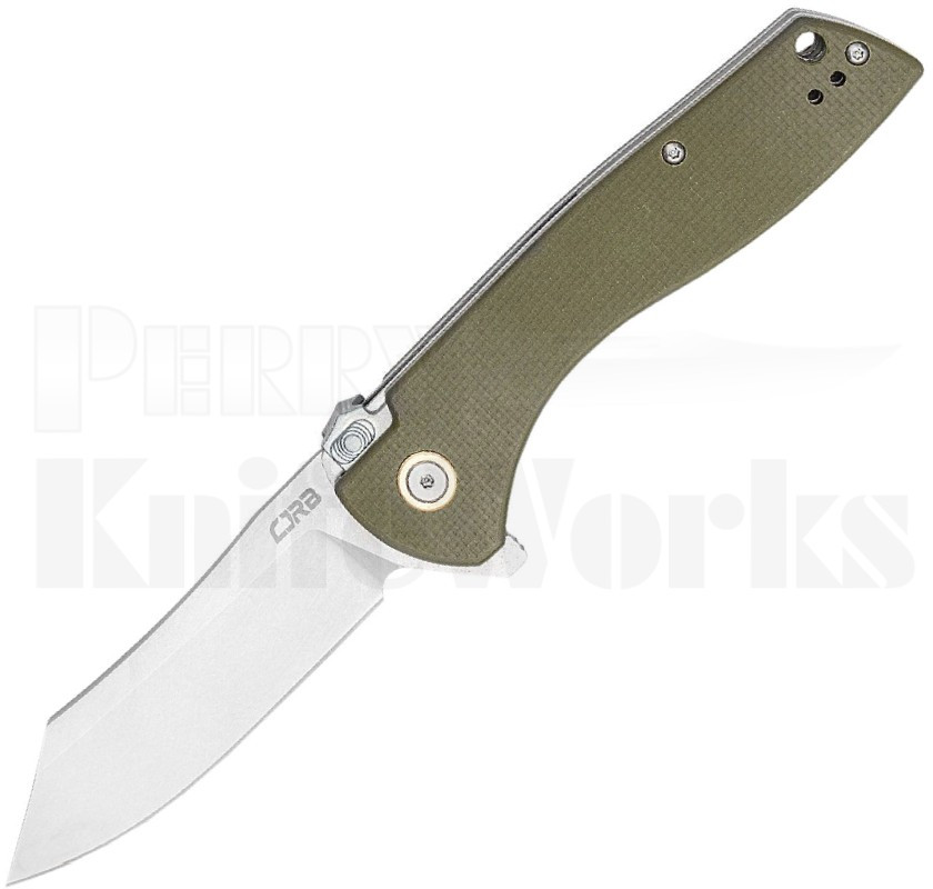 CJRB Kicker Recoil-Lock Knife Green G-10 l J1915-GN