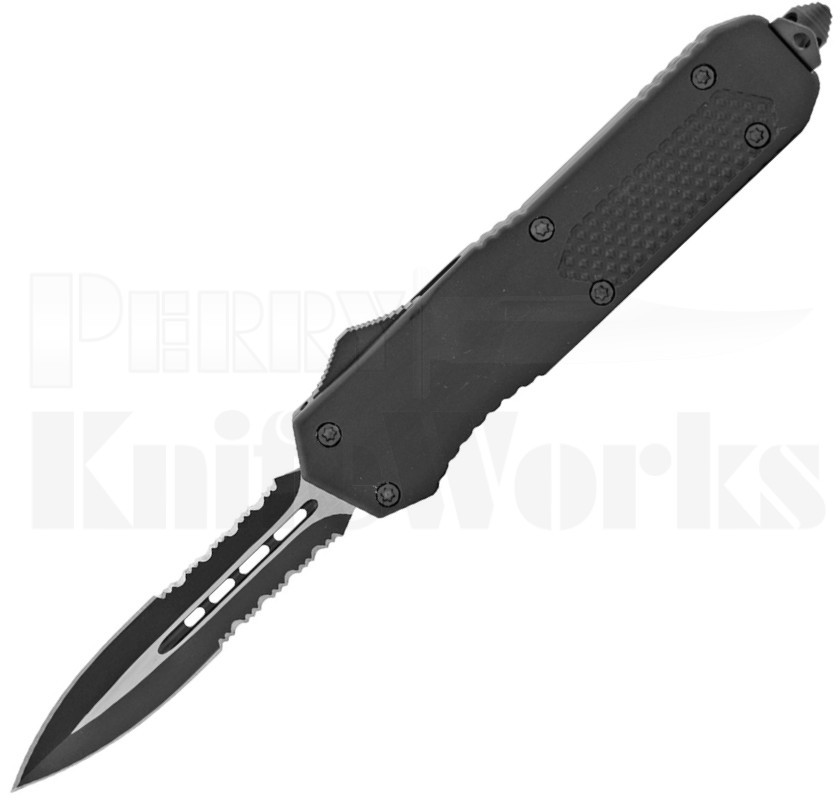Delta Force Tactical Automatic OTF Knife l 2-Tone Dagger Serrated