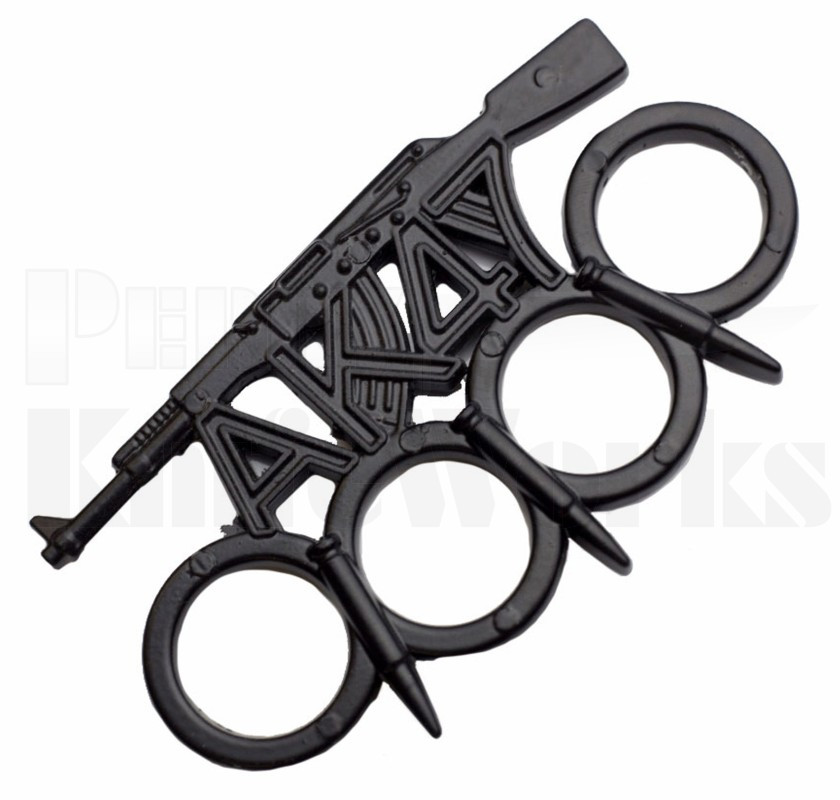 AK-47 Russian Gangster Knuckle Paper Weight Black