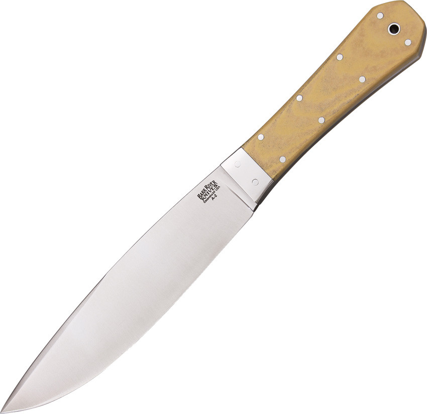 Bark River Rogue Bowie Ivory Micarta Knife