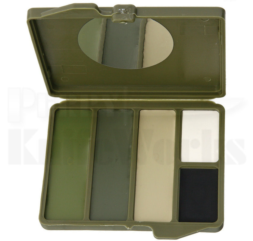Camouflage Face Paint Woodland 5-Color Compact - Perry Knife Works