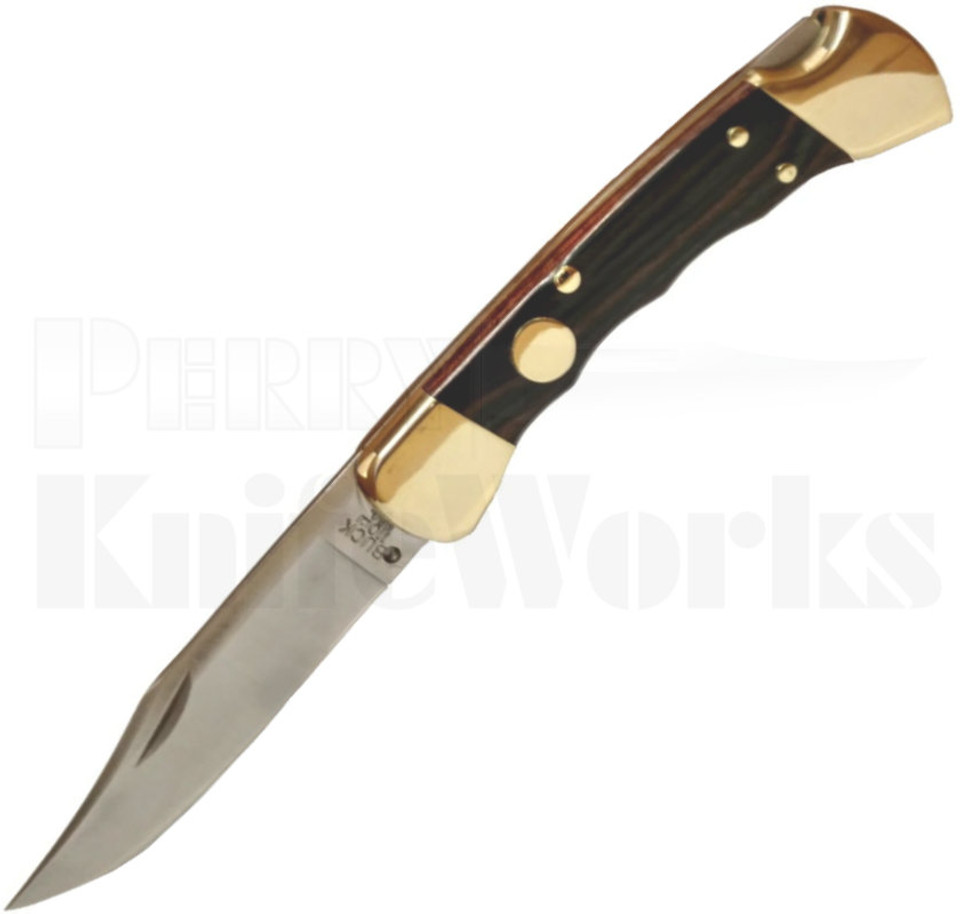 Buck 110 Finger Grooved Single Action Automatic Knife l Free..