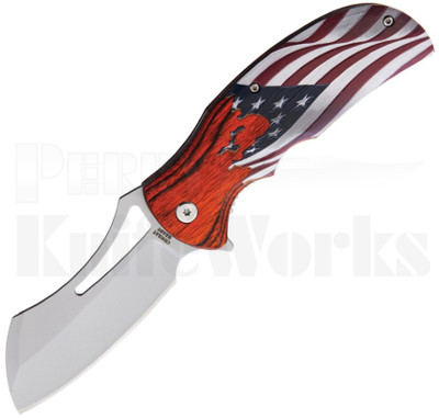 Combat Ready American Flag Linerlock Knife CBR371