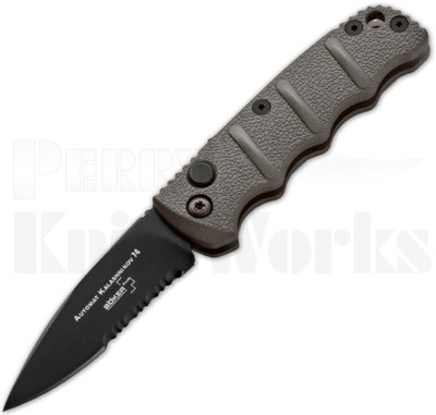 Boker Mini Kalashnikov Automatic Knife Gray l Black Serrated