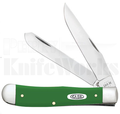 Case XX Green Synthetic Smooth Trapper Knife (4254 SS)