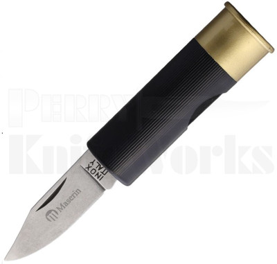Maserin Shotgun Shell Slip Joint Knife Black l *For Sale*