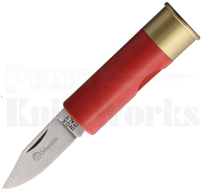 Maserin Shotgun Shell Slip Joint Knife Red l *For Sale*
