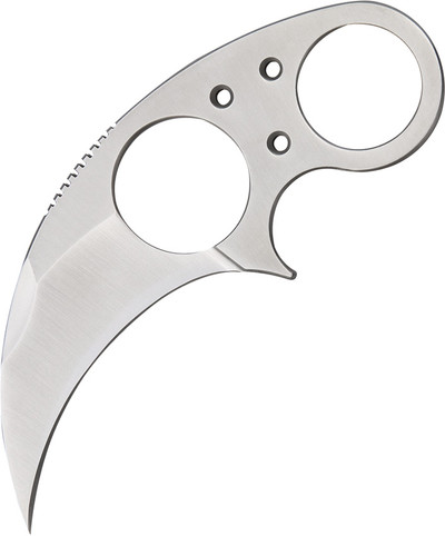 Brous Blades Silent Soldier-Hawk Neck Knife (Satin) - Perry Knifeworks