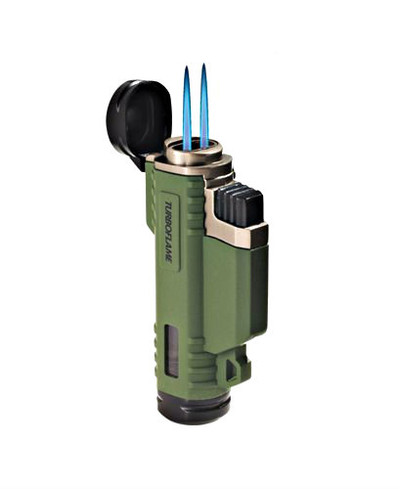 Turboflame Ranger Lighter OD Green - Perry Knifeworks