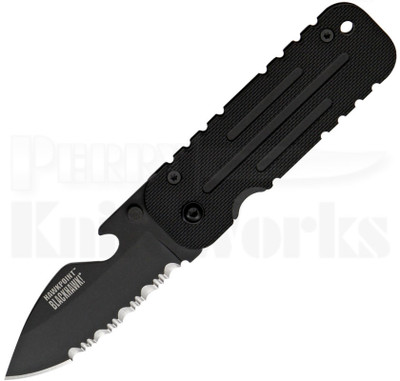 BlackHawk HawkPoint Framelock Knife (Black Serr) 15HP11BK