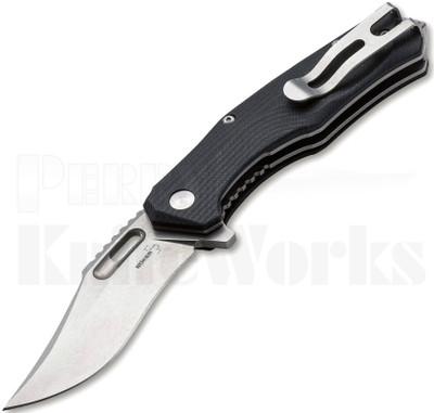 Boker Plus Defender Linerlock Knife Black G-10 l Perry Knife Works