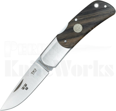 Fallkniven Tre Kronor TK3 Lockback Knife Bog Oak l Perry Knifeworks