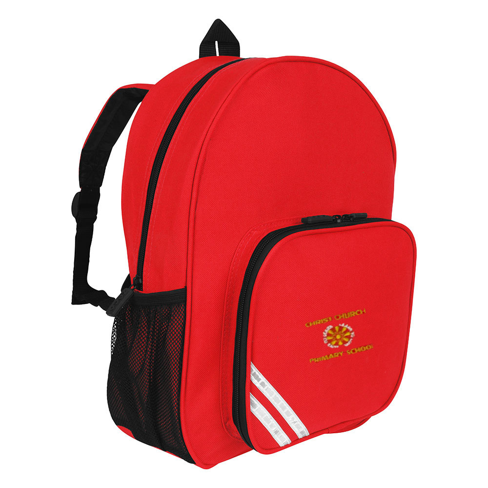 Christ Church Infant Backpack with logo