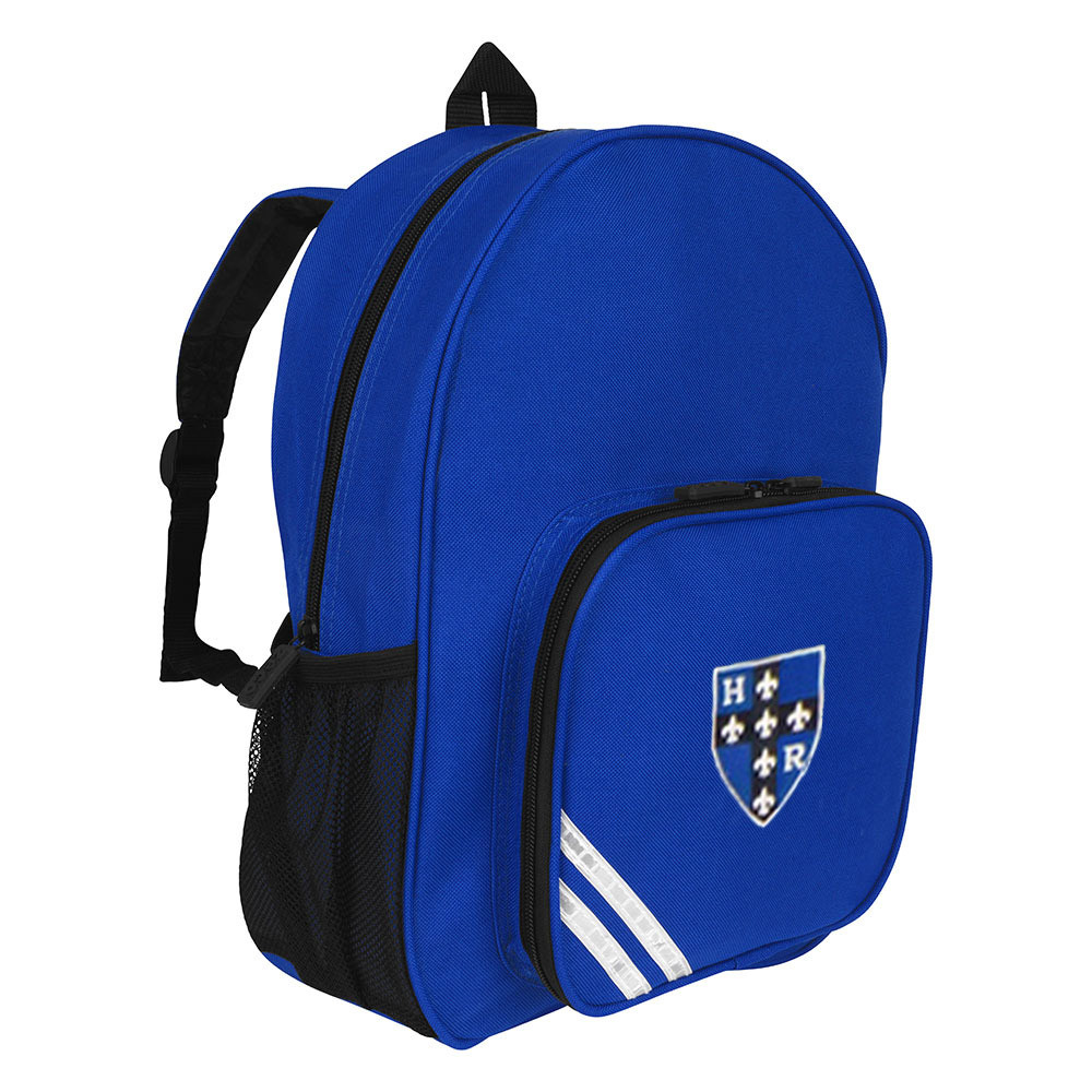 Holy Rosary Infant Backpack with logo