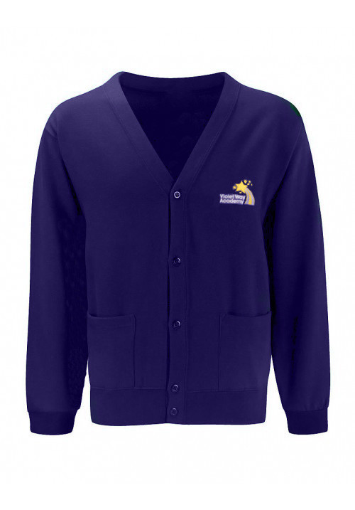 Violet Way Academy Sweat Cardigan