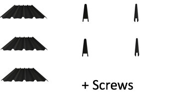 Colorbond Fencing Panel. STD Profile. 100% Australian Made (2.4m long ...