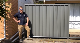 How to Install A Standard Colorbond Fencing Panel - Outback Fencing ...