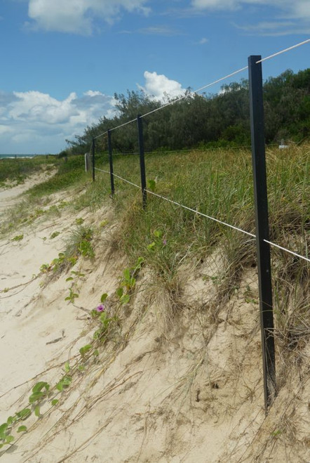 10x EnduraPost Square Star Picket 38mm x 38mm x 1650mm Long - Recycled ...