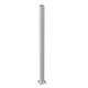 Pearl White Flanged Pool Fence Post with cap 1.3m - for bolting down