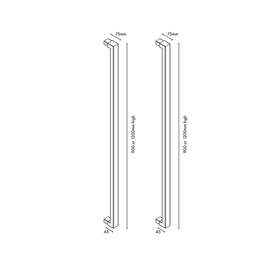 Custom Width Aluminium Gate Converters 1200mm high - For Pearl White ...