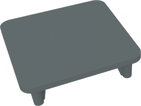 Top Post Cap - For 65mm or 50mm posts - with corner lugs to suit