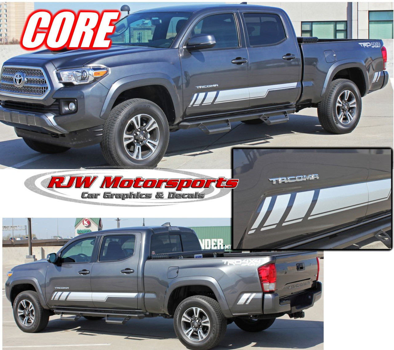 2016-Up Toyota Tacoma Core Rocker Decals